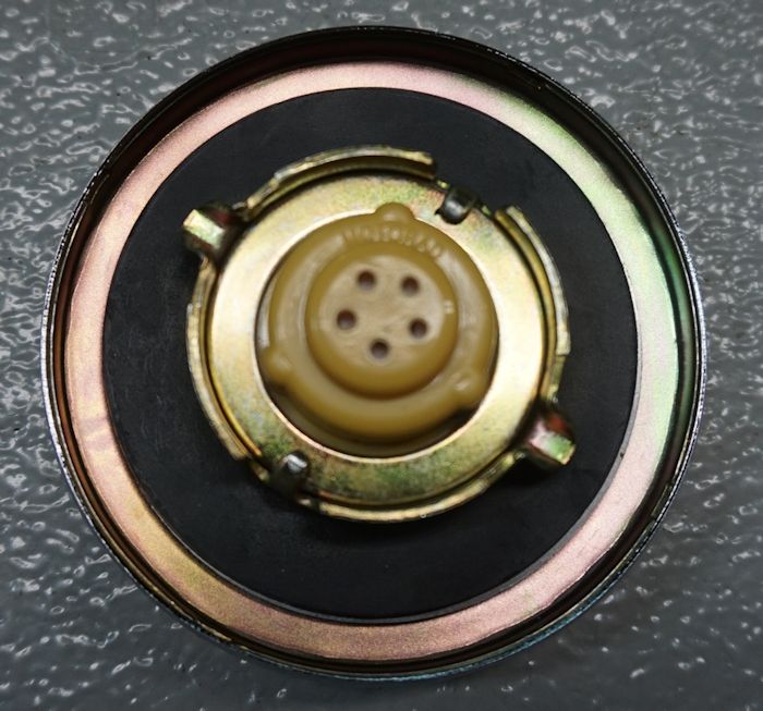 1966-1970 Ford Bronco Gas Cap, CHROME-Broncograveyard.com