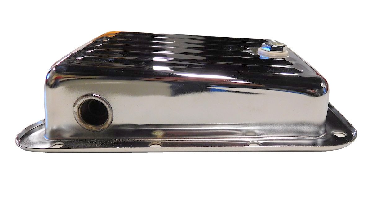 C4 Steel Transmission Pan Chrome Pan Fill-Broncograveyard.com