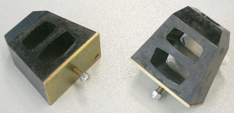 1983-97 Ford Bronco ll Ranger Bump Stops, Stud Mount Black Pair ...