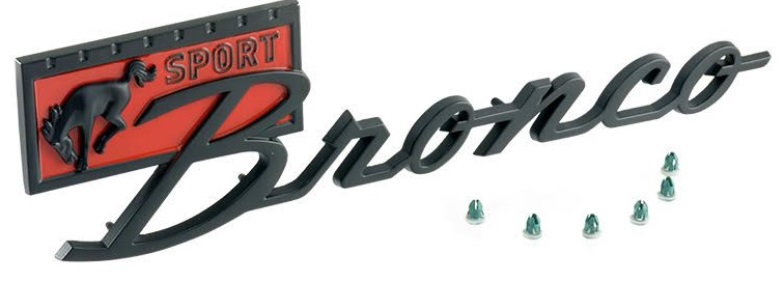 Ford Bronco Sport Emblem at Bronco Graveyard-Broncograveyard.com