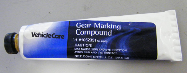 Gear Marking Compound, 1oz Tube-Broncograveyard.com