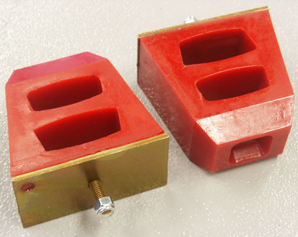 1983-97 Ford Bronco ll Ranger Bump Stops, Rear 4.5 Red-Pair ...