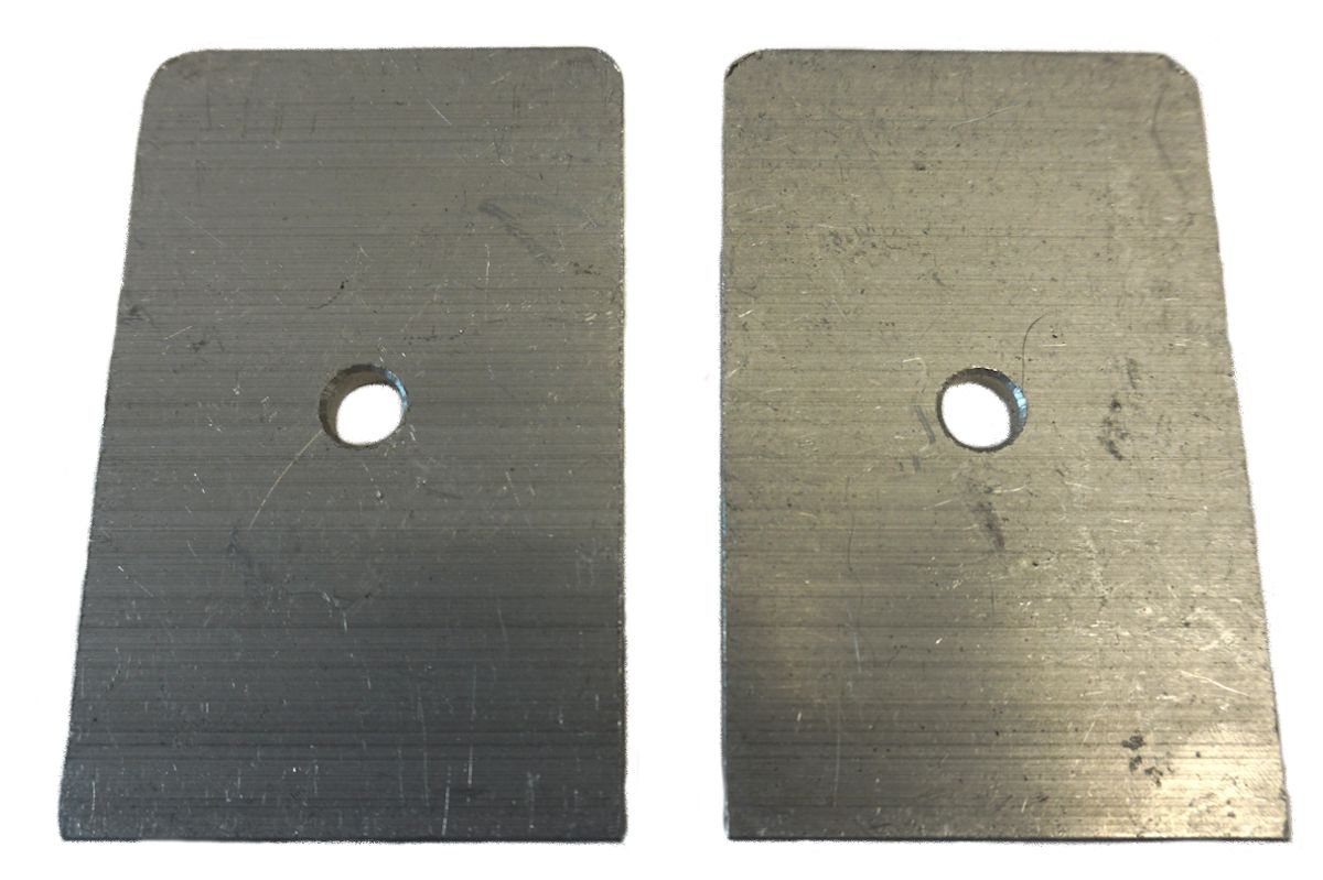 Superlift Rear Spring Shims, 4 Degree Pair-Broncograveyard.com